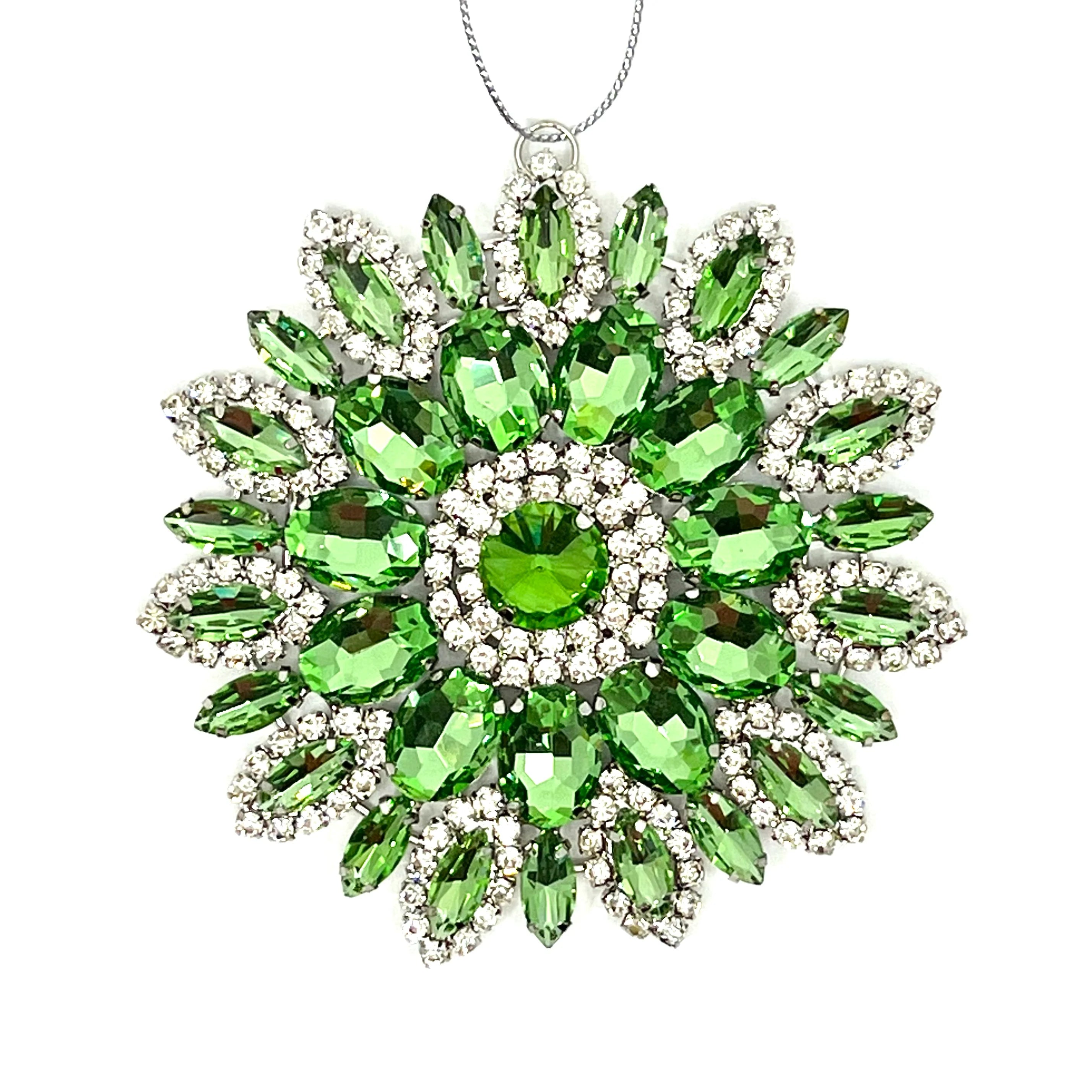 Mint Green Jeweled Radiant Star | XO Christmas